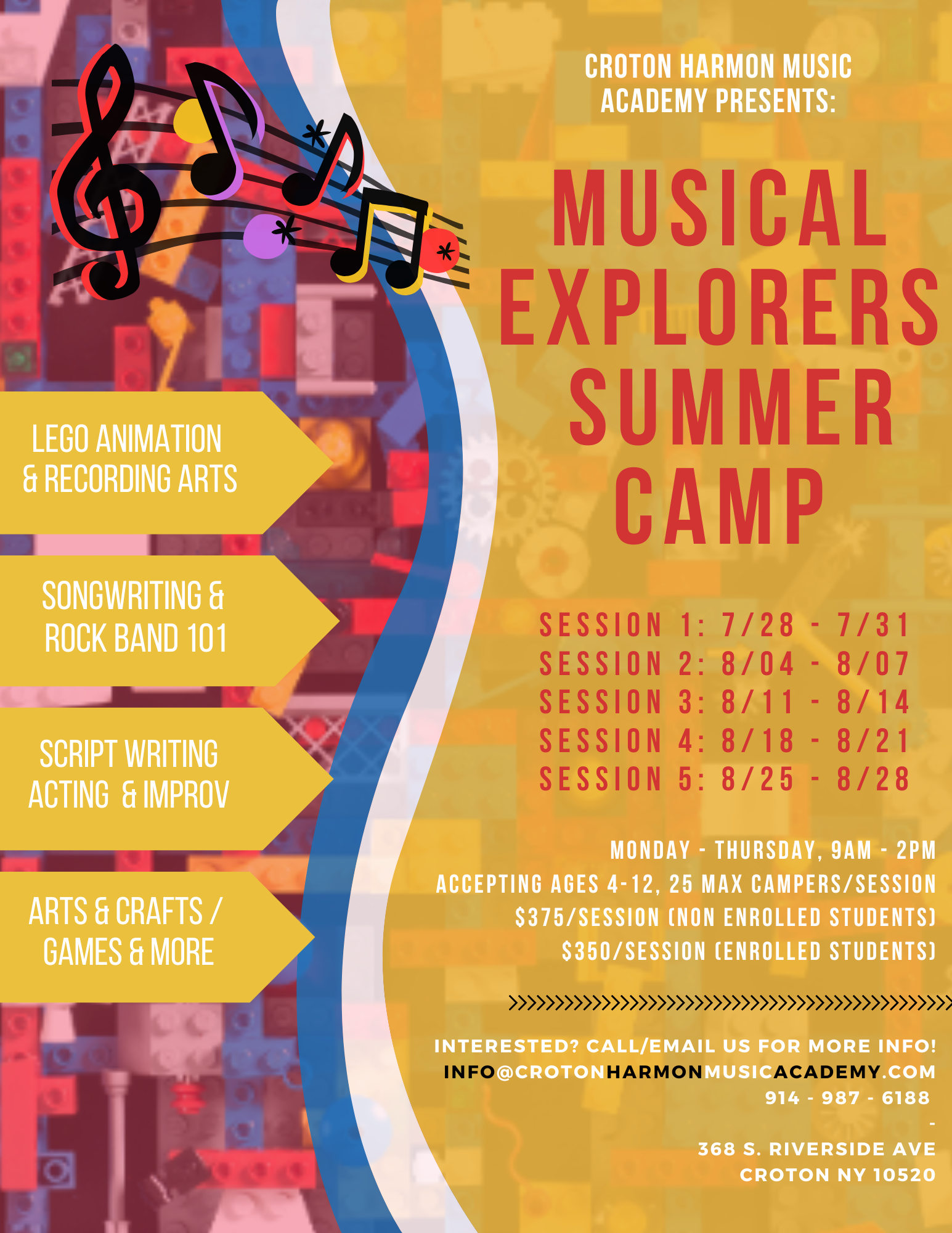 Musical Explorers Summer Camp 2025! – Croton Harmon Music Academy
